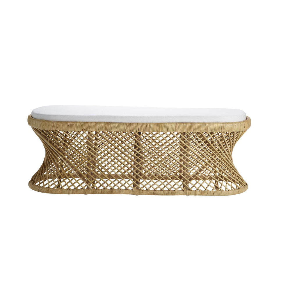 Almeria Bench | Long Seat | Design Vintage | Rattan Bench