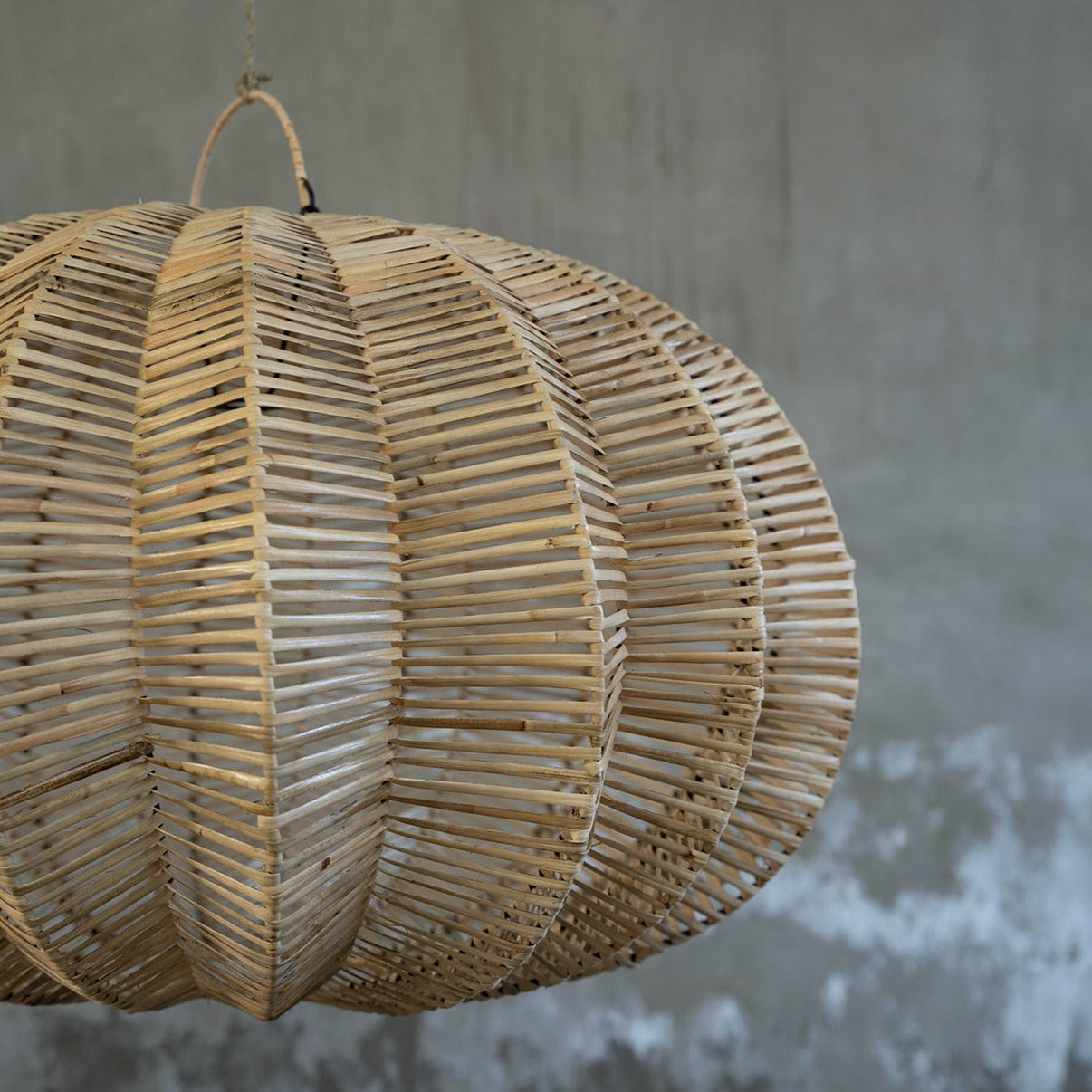 Dewi Lantern Lampshade | Design Vintage | Large Rattan Lampshade