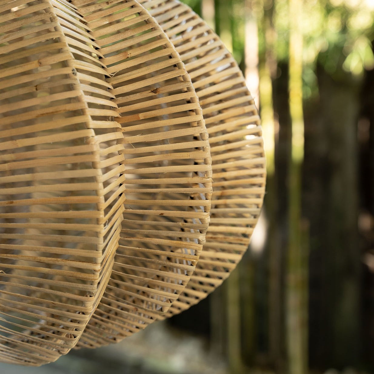 Dewi Lantern Lampshade | Design Vintage | Large Rattan Lampshade