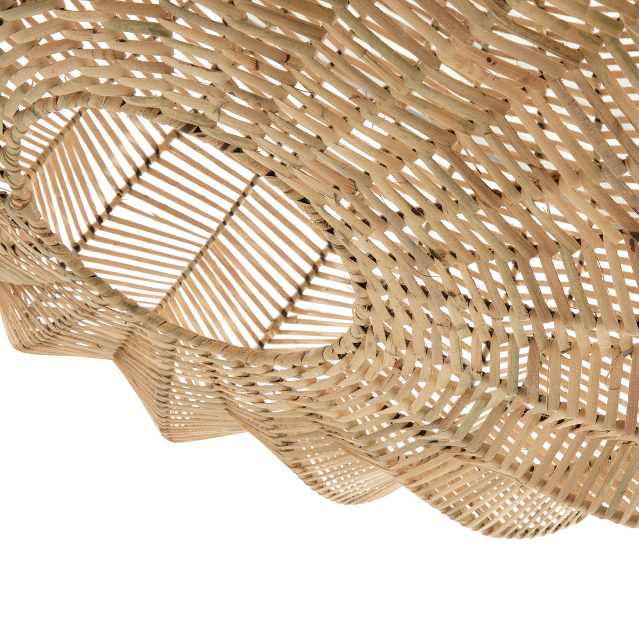 Dewi Lantern Lampshade | Design Vintage | Large Rattan Lampshade