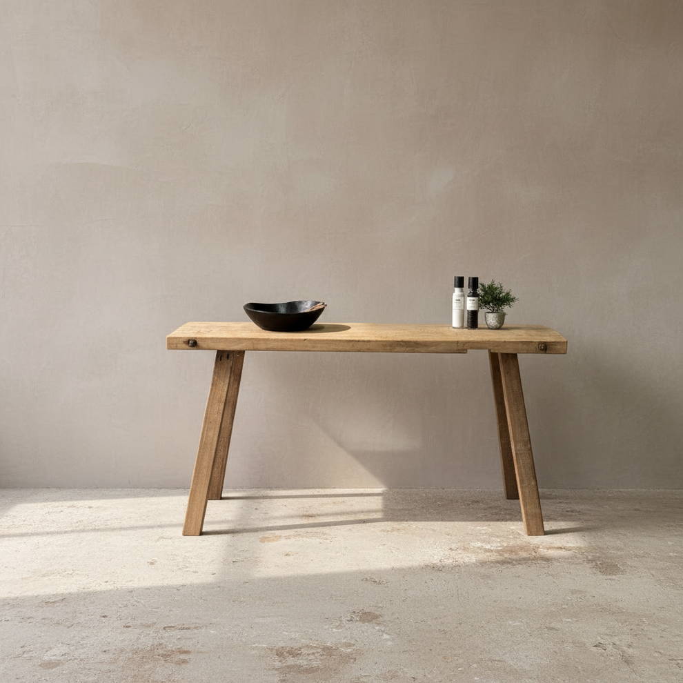 Vintage Work Table 'Deia' | Design Vintage | Wooden Kitchen Table