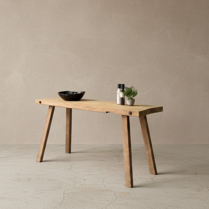 Vintage Work Table 'Deia' | Design Vintage | Wooden Kitchen Table