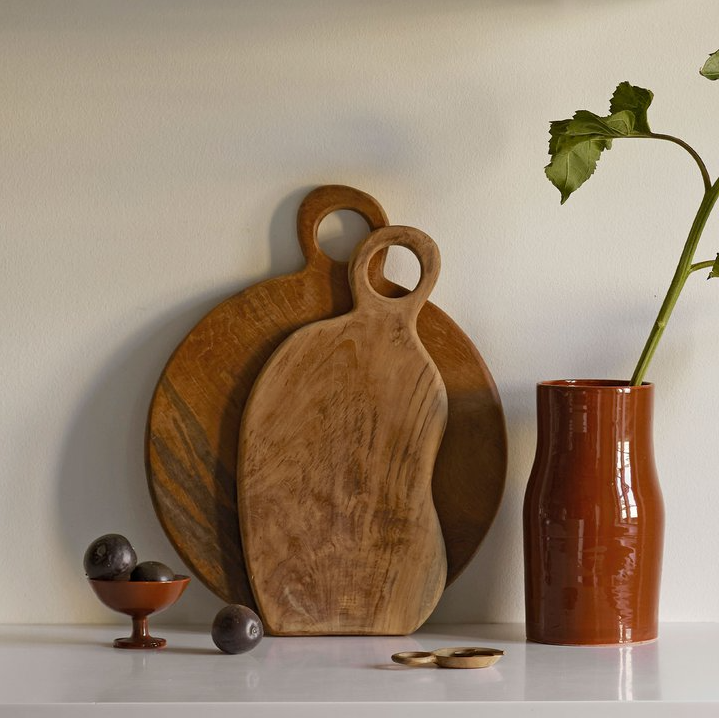 Citra Round Teak Board | Design Vintage | Wooden Chopping Board