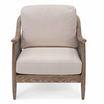 Natural Rattan Armchair | Design Vintage | Wood Lounge Chair | Ash