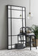 Large Black Iron Mirror | Design Vintage | Industrial Mirror | Crittall